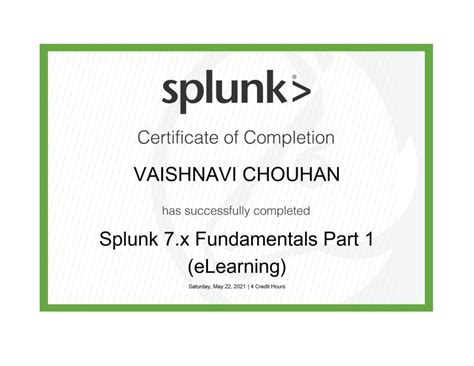 Vaishnavi Chouhan On Linkedin Learning Elearning Splunk Splunktraining