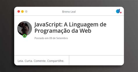 Javascript A Linguagem De Programação Da Web