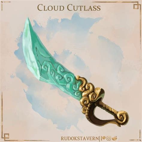 Cloud Cutlass Dungeons And Dragons Homebrew Dungeons And Dragons Art Dandd Dungeons And Dragons