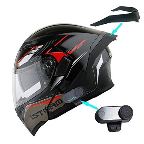 5 Best Red Motorcycle Helmets With Bluetooth For A Safe And Connected Ride