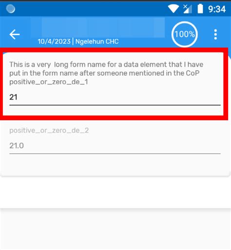 Why Is The Full Text Of A De Name Not Showing In The Android Data