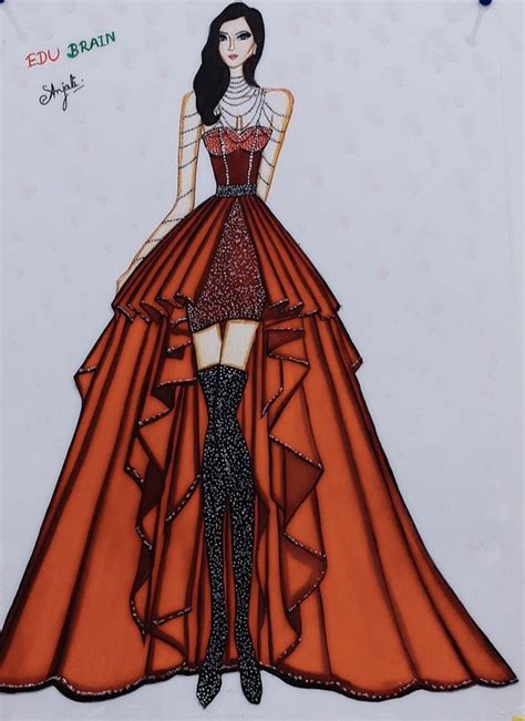 Western Fashion Illustration Western Dresses Drawing Western Dresses
