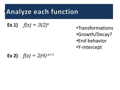 PPT Exponential Logistic Functions PowerPoint Presentation ID