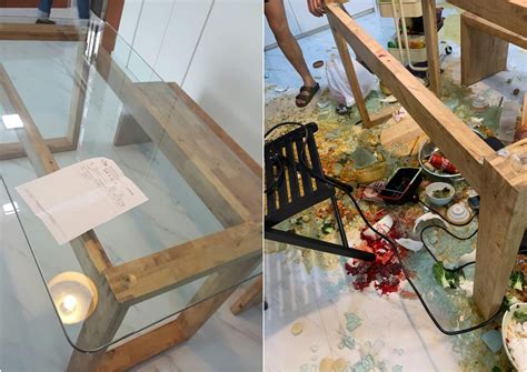 Glass Tabletop Explodes During Hotpot Dinner Leaves Behind Bloodied