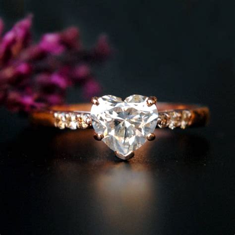 Diamond Love Heart Ring