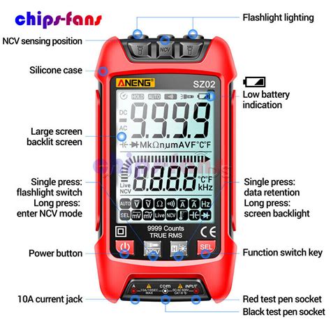 Digital Multimeter Voltmeter Resistance Capacitance Ubuy India