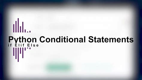 Python In Kannada Python Conditional Statements Tutorial Youtube