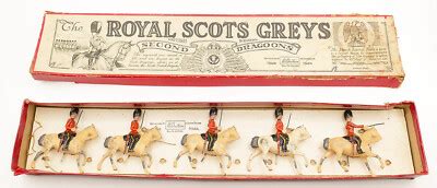 Britains Pre War Soldiers Set 32 Royal Scots Greys Ebay