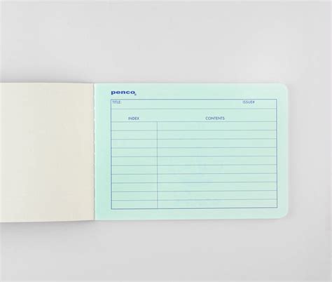 Penco Foolscap Notebook B6 In Four Colors
