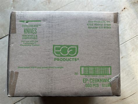 Eco Products Cutlery For Cutlerease Dispensing System Knives 960 Pieces Total Per Case