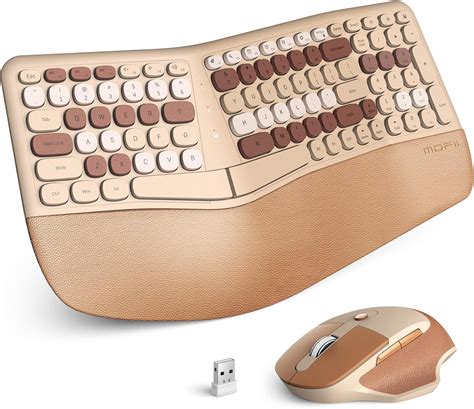 Mofii Ergonomic Keyboard And Mouse 24g Usb Wireless