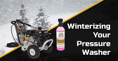 Winterizing Your Pressure Washer
