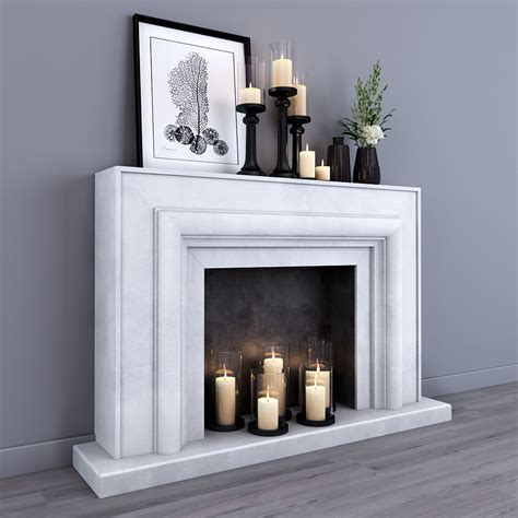 Chimenea Decorativa Modelo 3d 27 Max Fbx Free3d