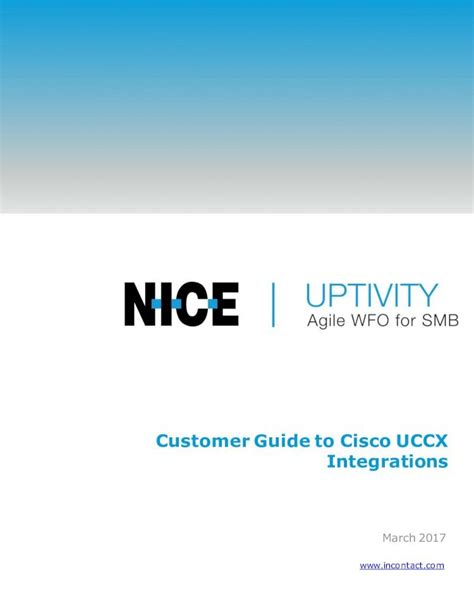 Pdf Customer Guide To Cisco Uccx Integrations · Sccp Is A Signaling