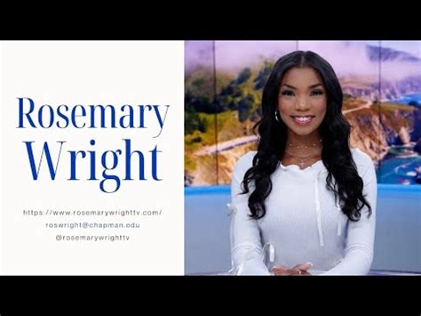 Rosemary Wright Spring 2025 Reporting Youtube