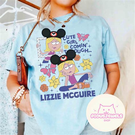 Disney Lizzie Mcguire Cute Girl Comin Through Comfort Colors T Shirt