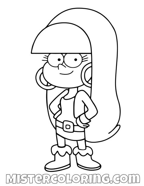 Gravity Falls Character Template At A Glance