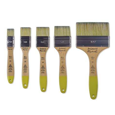 Jual Raphael Mixacryl Acrylic Brush Premium Synthetic Flat Brush Artist Grade Made In France