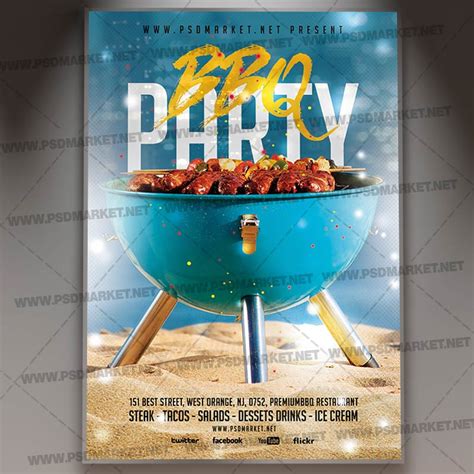 Download Bbq Party Event Psd Template Psdmarket