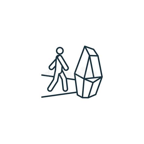 Hurdle Icon Monochrome Simple Sign From Challenges Collection Stock