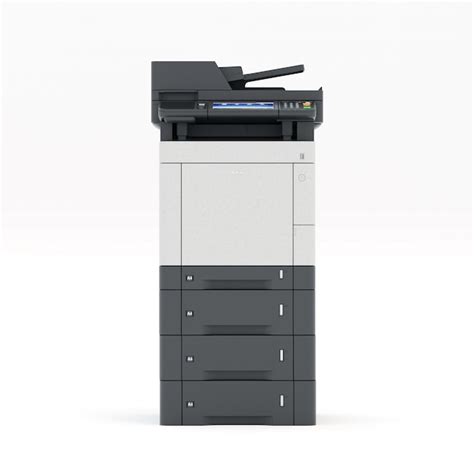 Premium Photo Multi Function Printer Scanner Isolated Office