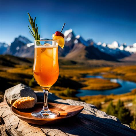 High Altitude Fizz Bold And Robust Cocktail With Bourbon Mezcal Lemon And Rosemary