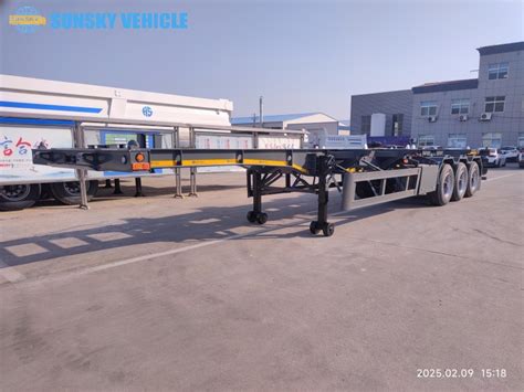 40ft Chassis Trailer Heavy Duty Intermodal Container Chassis