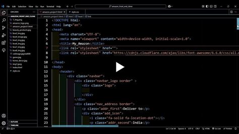 frontenddevelopment html css developer webdesign amazonclone