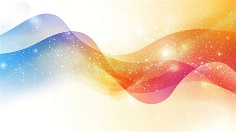 abstract colorful waves with sparkles creating a dynamic and vibrant