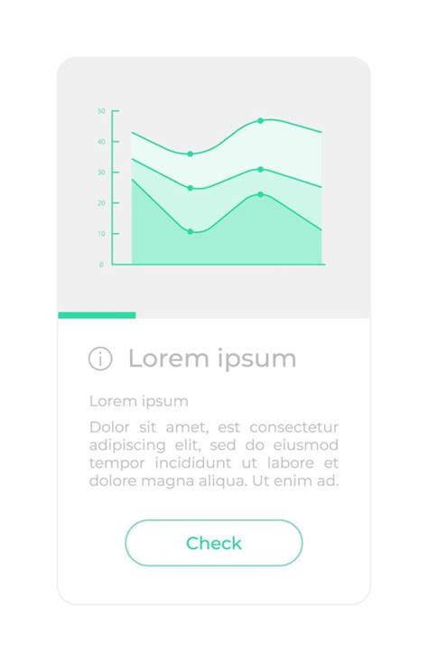 Areas Chart Ui Element Template Editable Isolated Vector Dashboard
