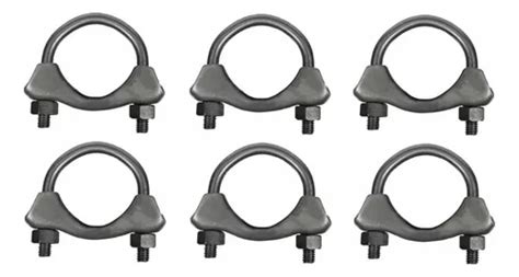 Kit Com 6 Abraçadeiras Encaixe 2 Polegadas Para Escapamento Cor Cinza Mercadolivre