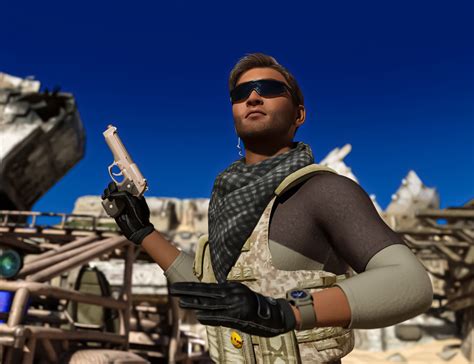 Poses For Army Weapon 02 For Genesis 8 And 9 Daz 3d