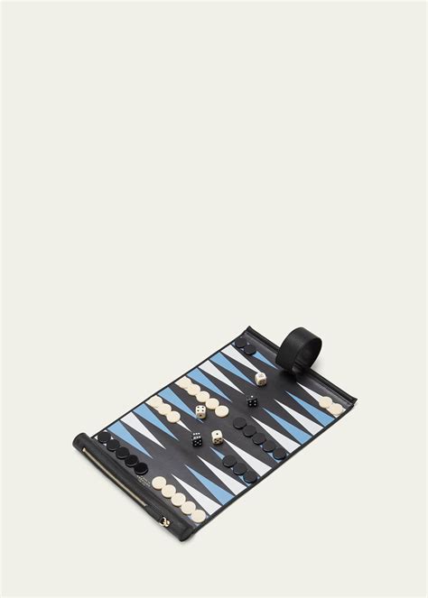 Smythson Panama Leather Backgammon Roll Bergdorf Goodman
