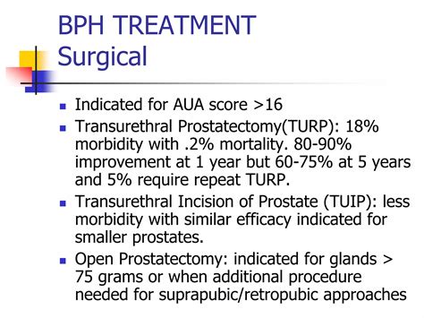 Benign Prostatic Hyperplasia Ppt