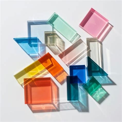 Free Colorful Translucent Cubes Photo Geometric Translucent