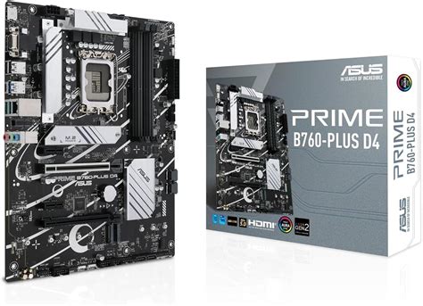 Asus Prime B760 Plus D4 Placa Base Intel 13ª Y 12ª Gen Lga 1700 Atx
