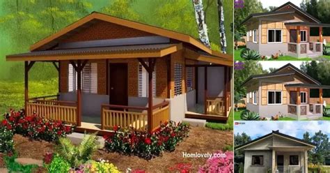 Simple Concrete Half Amakan House Design Make Cozy ~ Housedesigns