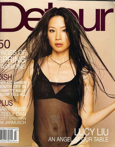 Lucy Liu Detour Magazine March 2000 Cover Photo United States