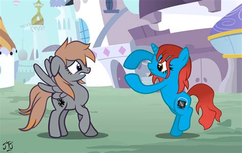 Inkblot And Ruby Rhythm By Mlp Scribbles On Deviantart