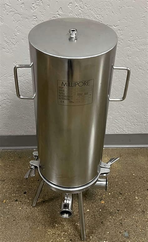 Millipore Stainless Steel Sanitary Filter Housing 3 X 20 T Line Indy