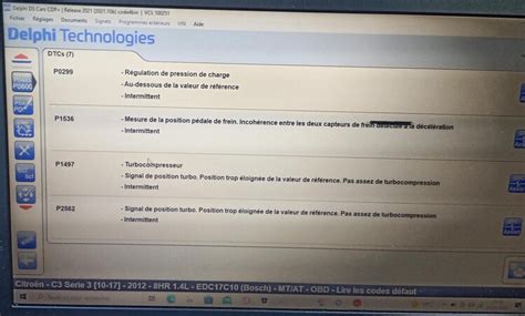 Problème Codes Defaut C3 Hdi 14 Fap 2012 Citroën Ds Mécanique