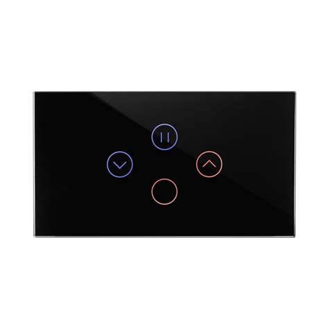 מתג חכם משולב תריס ותאורה זכוכית לבנה 4 מודול ארד המשווק