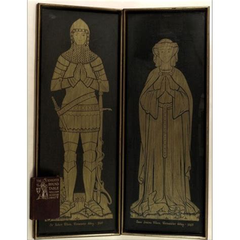 Collection Of 3 Includes 2 Brass Rubbings