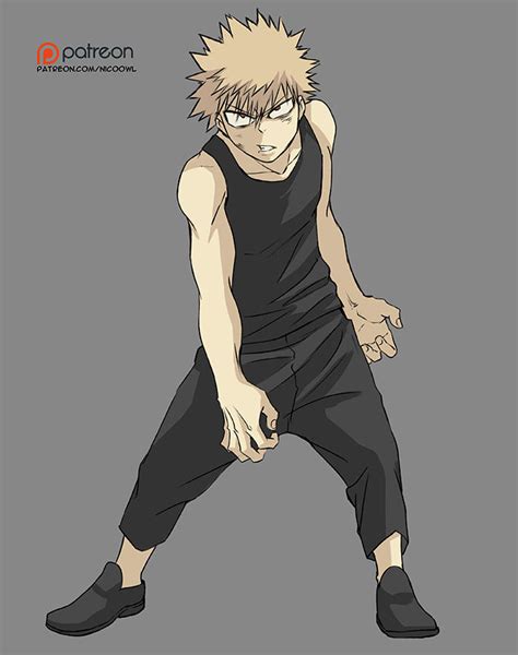 Bakugou Fullbody By Nicoowl On Deviantart