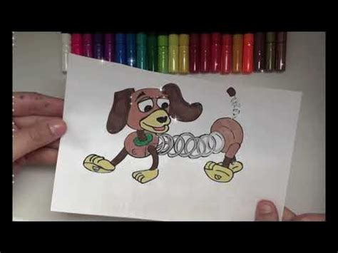 How To Draw Slinky Toy Story Youtube