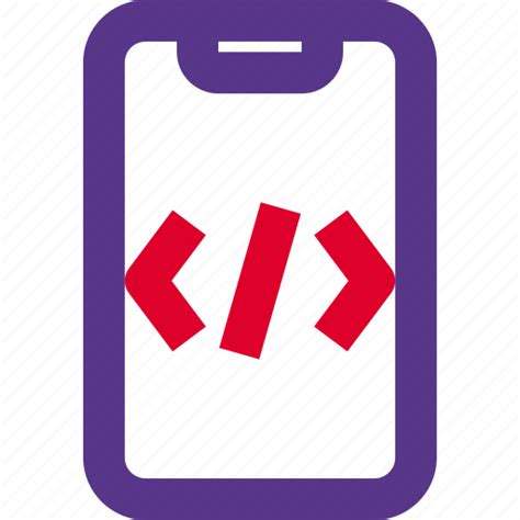 Smartphone Coding Mobile Development Icon Download On Iconfinder