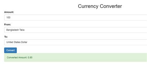 Php Crash Course Simple Currency Converter Dev Community