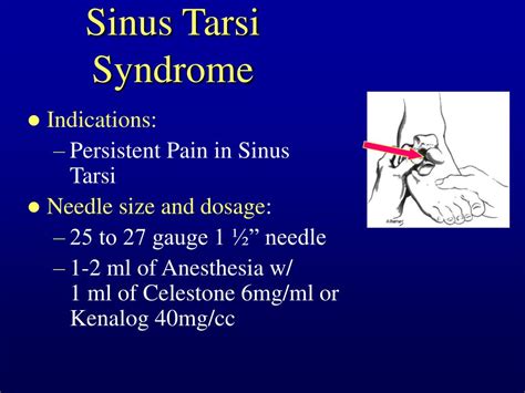 Ppt Common Injections Of The Handwrist And Footankle General