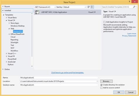 How Add Asp Net Web Application To Visual Studio Stack Overflow