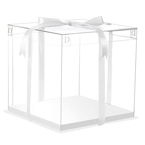 Clear Cake Box